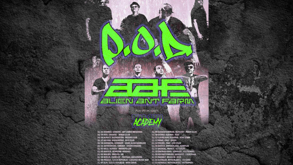 European Tour 2019 - Alien Ant Farm